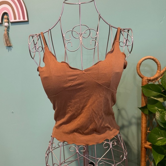 Forever 21 | Tops | Soft Brown Ribbed Cami Tank | Poshmark